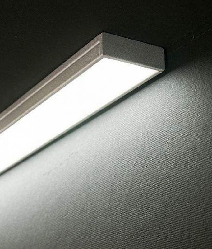 LED PROFILIS TOPMET WIDE24 G/W PAVIRŠINIS, 2M, ALIUMINIS 84030000