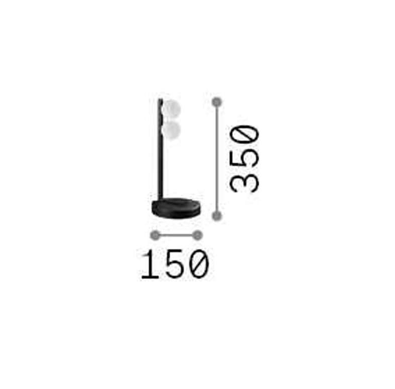Stalinis šviestuvas IDEAL LUX PING PONG PT4 313320
