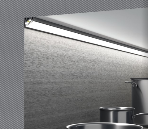 LED PROFILIS TOPMET CORNER12.V2 EF/U KAMPINIS, 2M, BALTAS J7000201