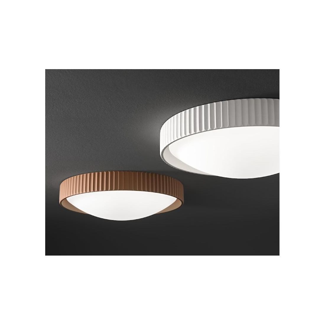 LUBINIS LED ŠVIESTUVAS ONDALUCE CONCRETE PL.CONCRETE/RUGGIN